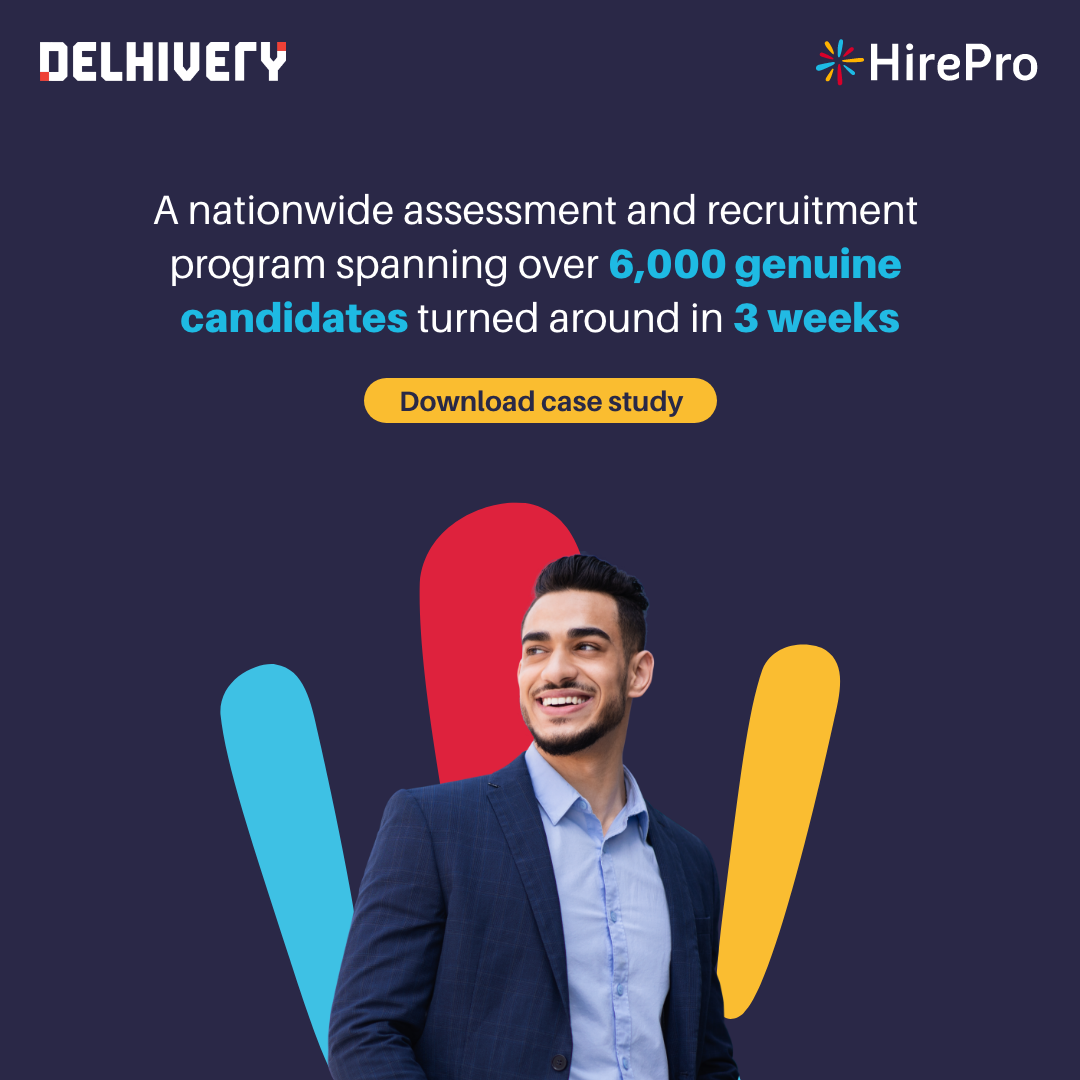 HirePro helps Delhivery set up a nationwide assessment and recruitment program spanning over ...